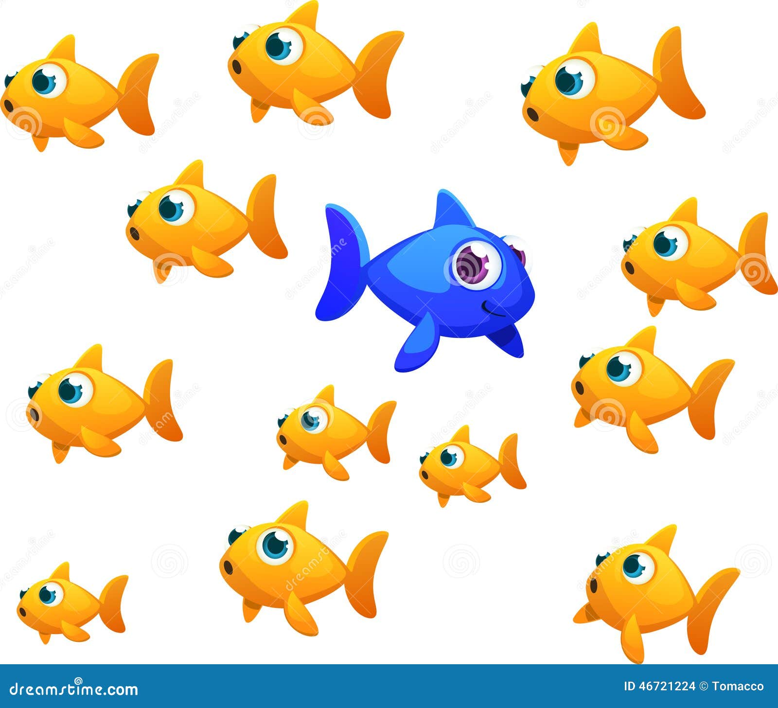 Common Goldfish, The Popular Aquarium Fish Native To East Asia In Side ...