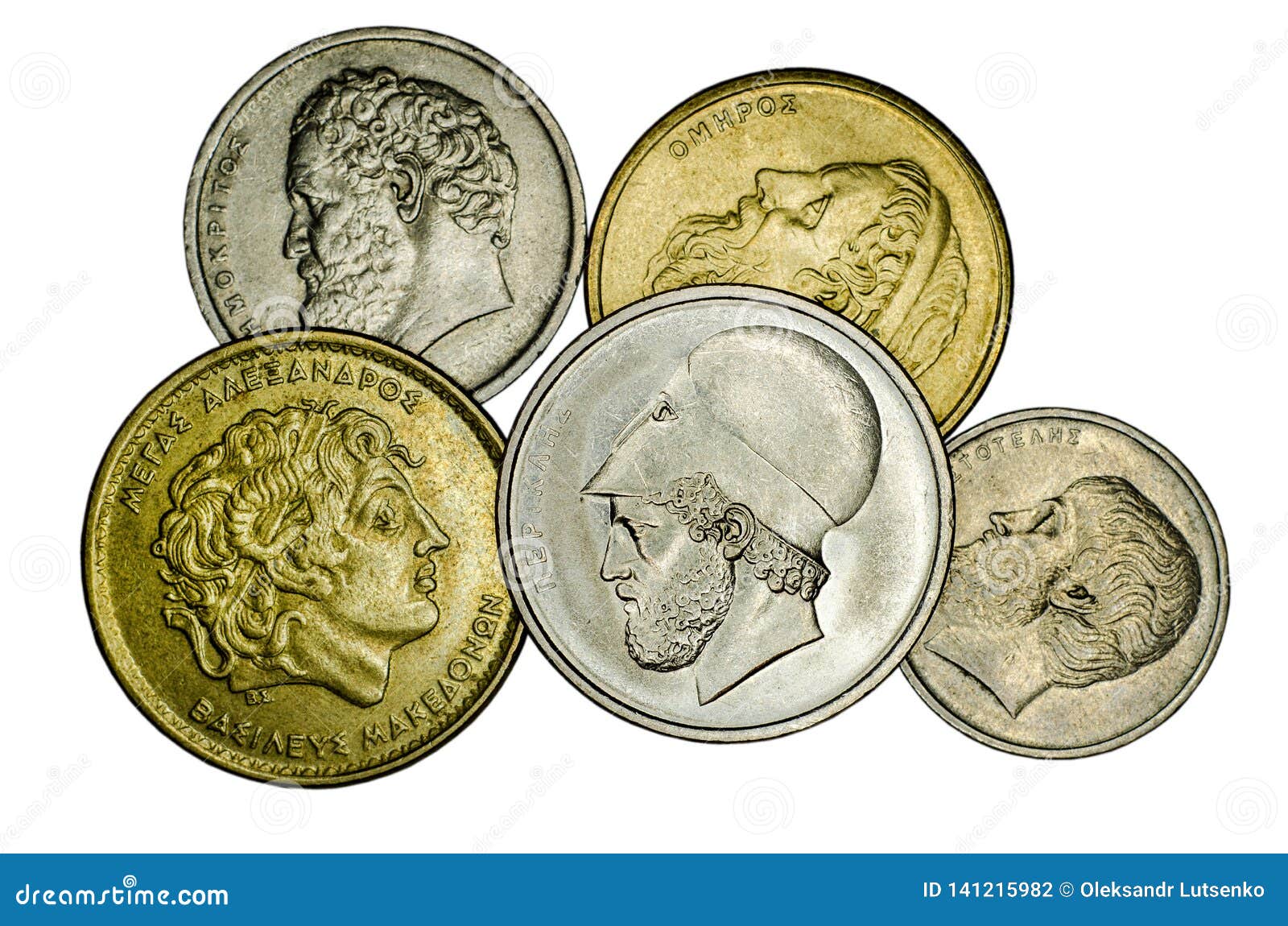 Greek Coins Royalty-Free Stock Image | CartoonDealer.com #56296420