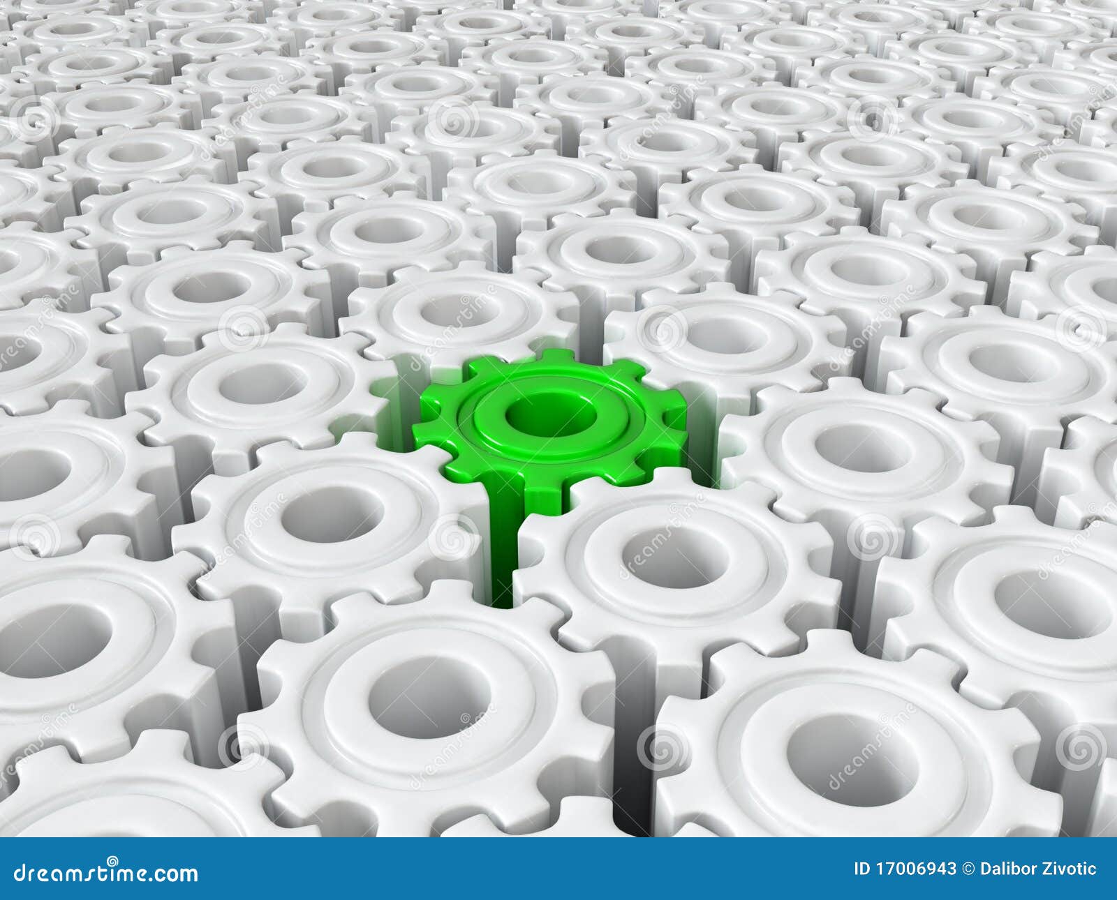 Different green gear stock illustration. Illustration of metal - 17006943