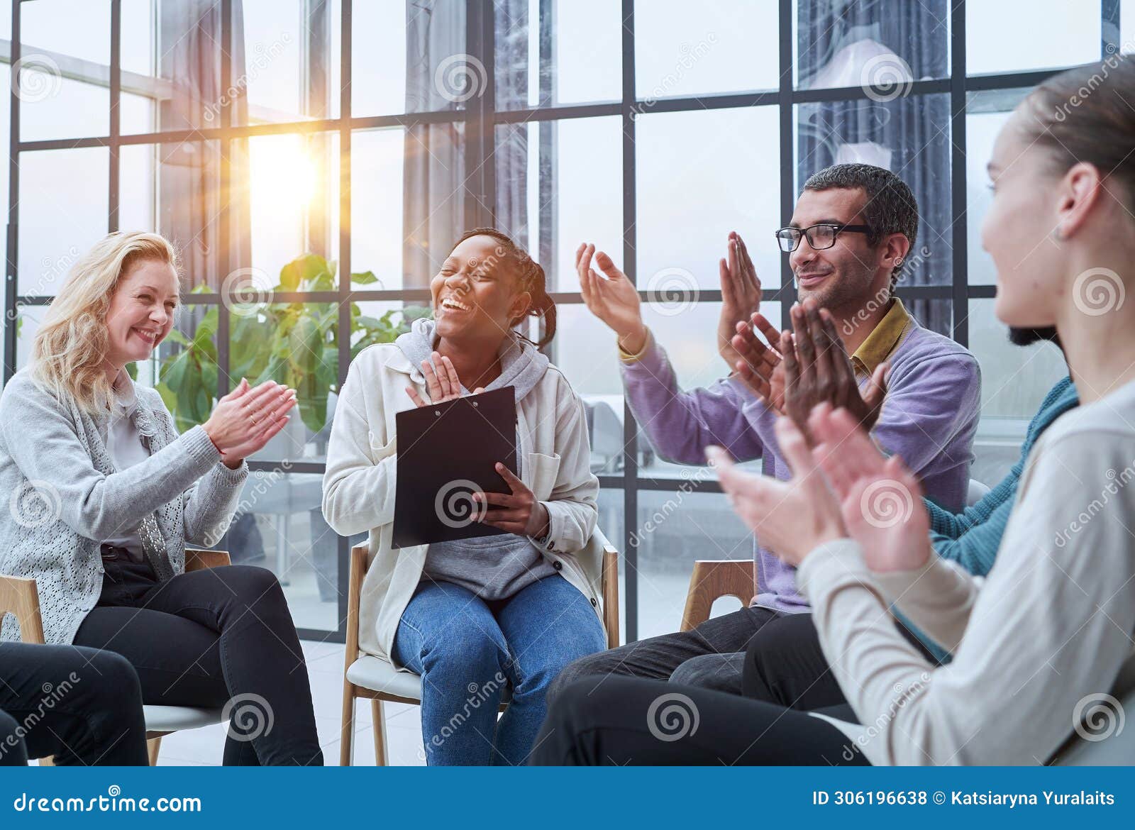 Different Groups of People Communicate with Each Other during Business ...