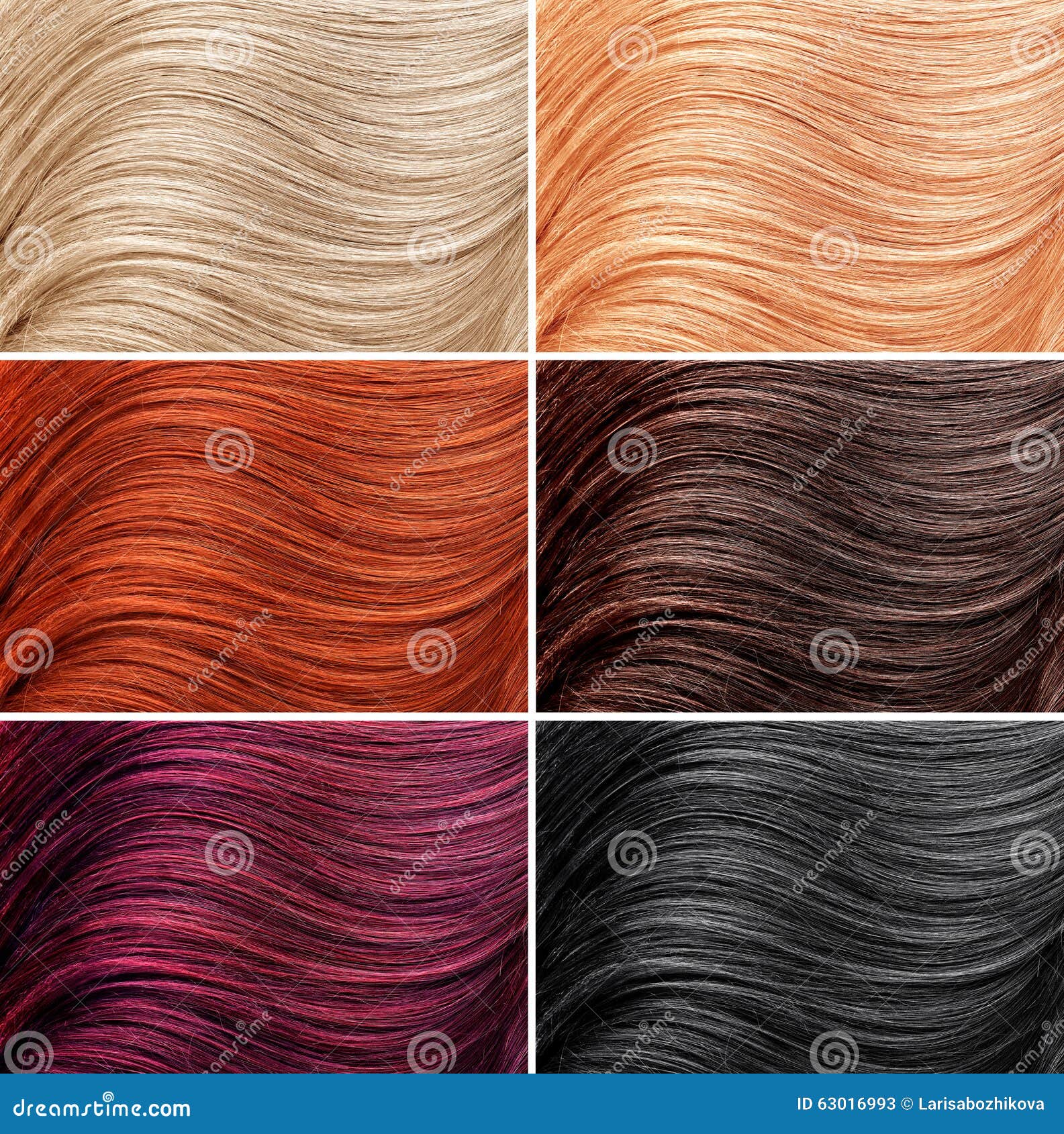 Different hair colors stock image. Image of close, brown - 63016993