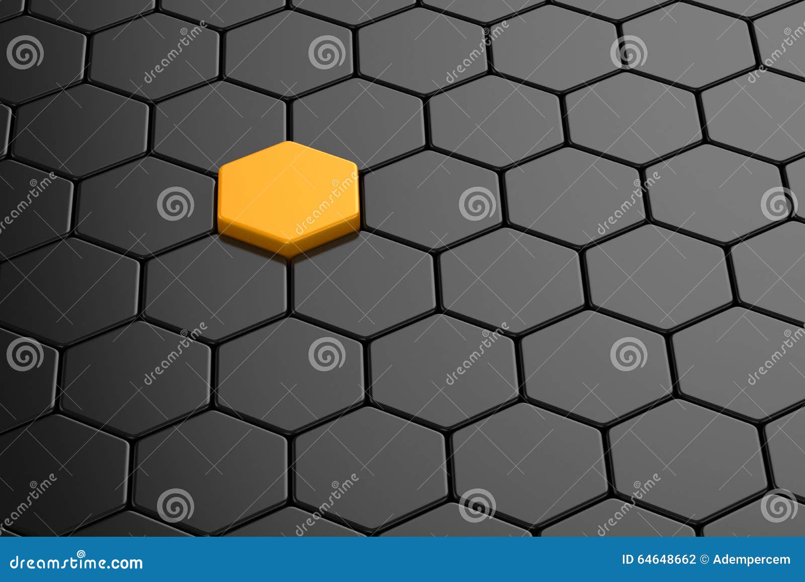 Different hexagon shape stock illustration. Illustration of black ...