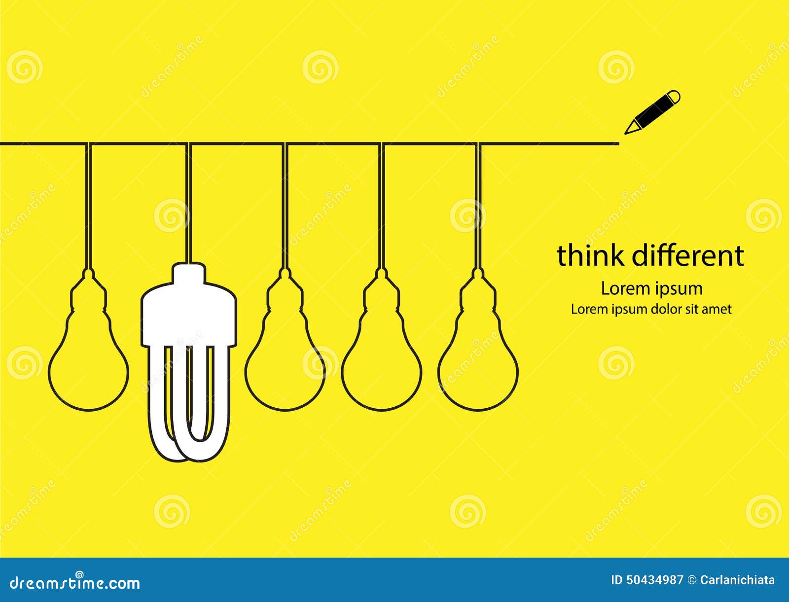 Different Idea stock vector. Illustration of innovation - 50434987