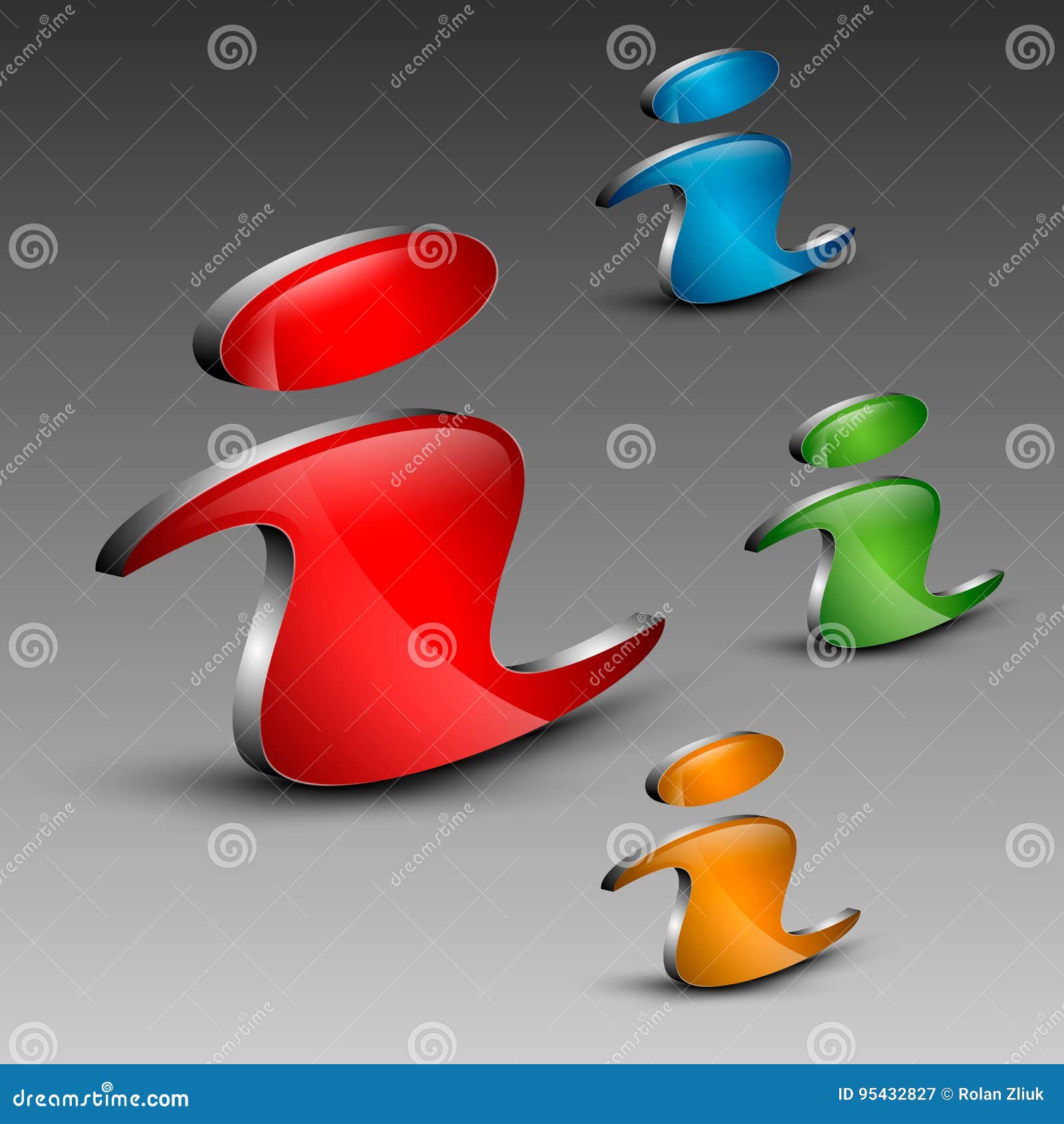 Different Information Letters Stock Vector - Illustration of design ...