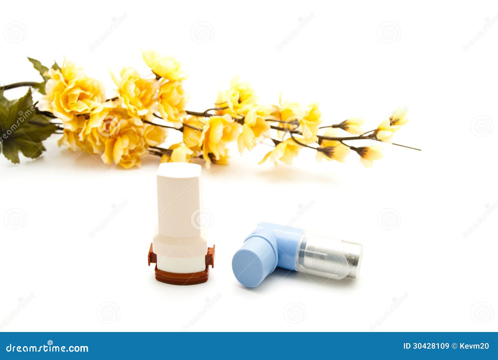 Different Inhaler with Flower Stock Image - Image of green, inhale ...