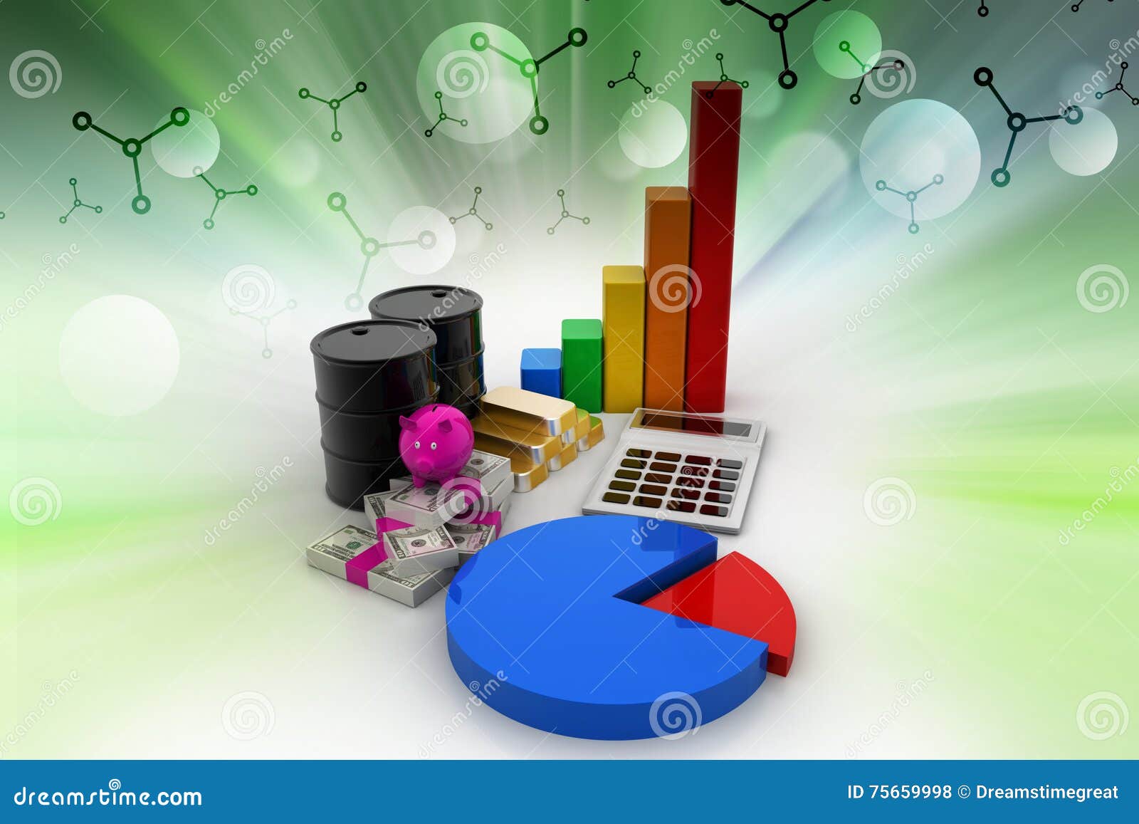 Different Investment Calculation Concept Stock Illustration ...