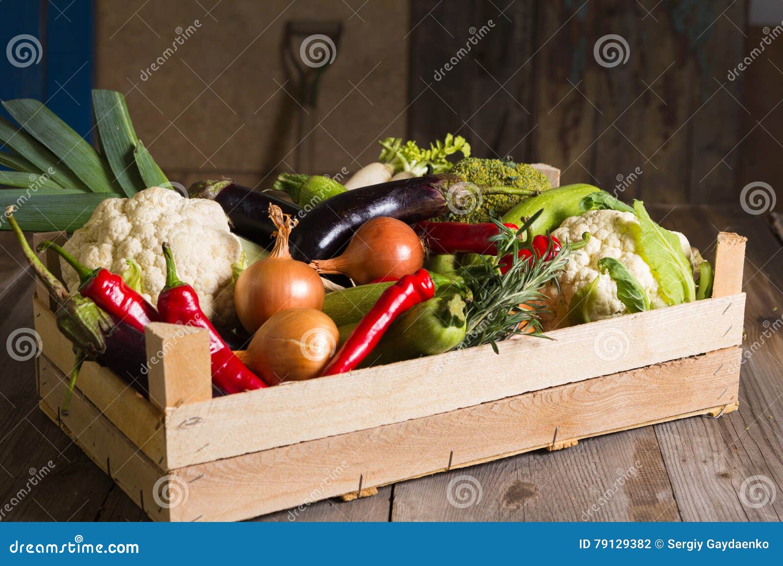 Different Kind of Local Vegitables on the Wooden Rustic Table. Organic ...