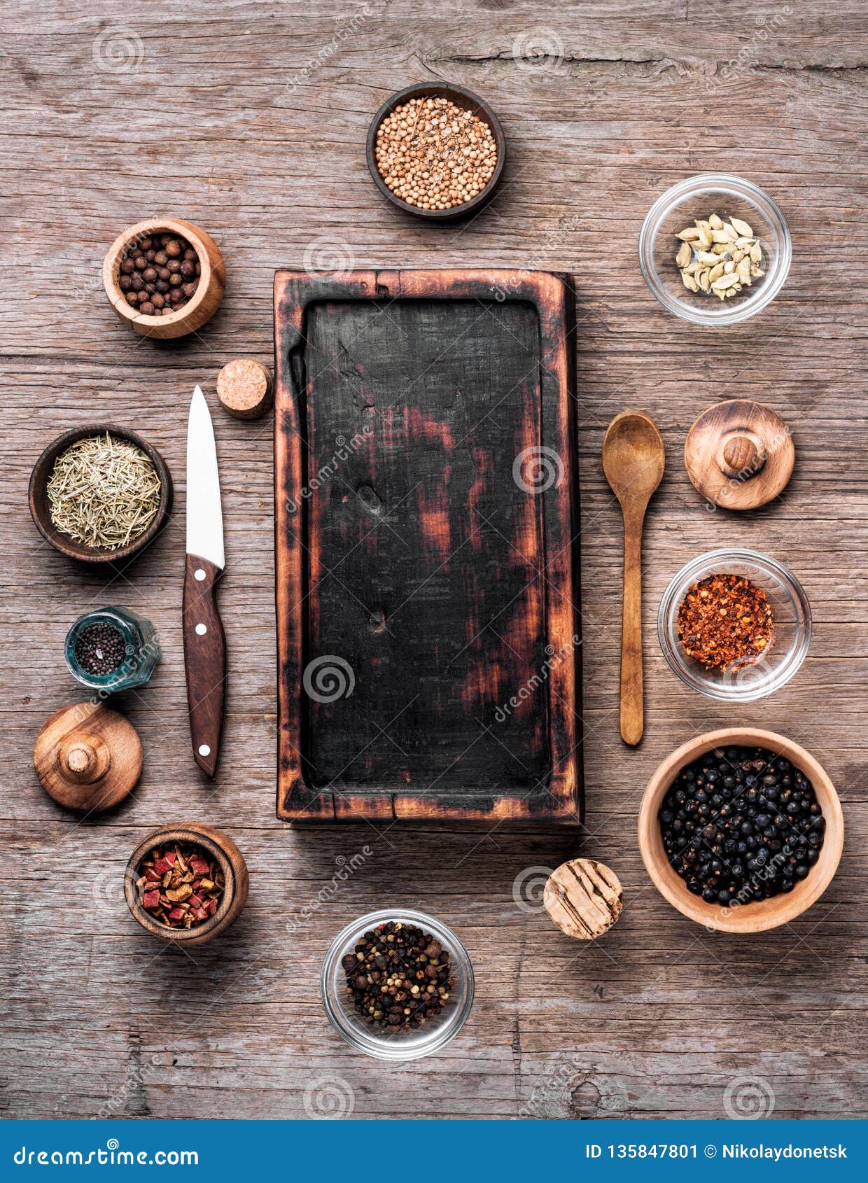 Different kind of spices stock image. Image of colorful - 135847801
