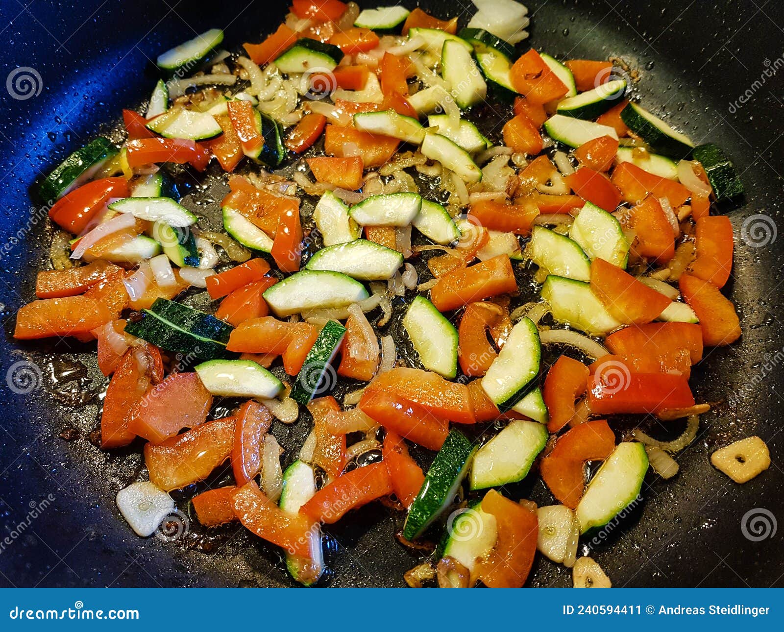 Vegetable stir pan stock image. Image of comfort, gourmet - 240594411