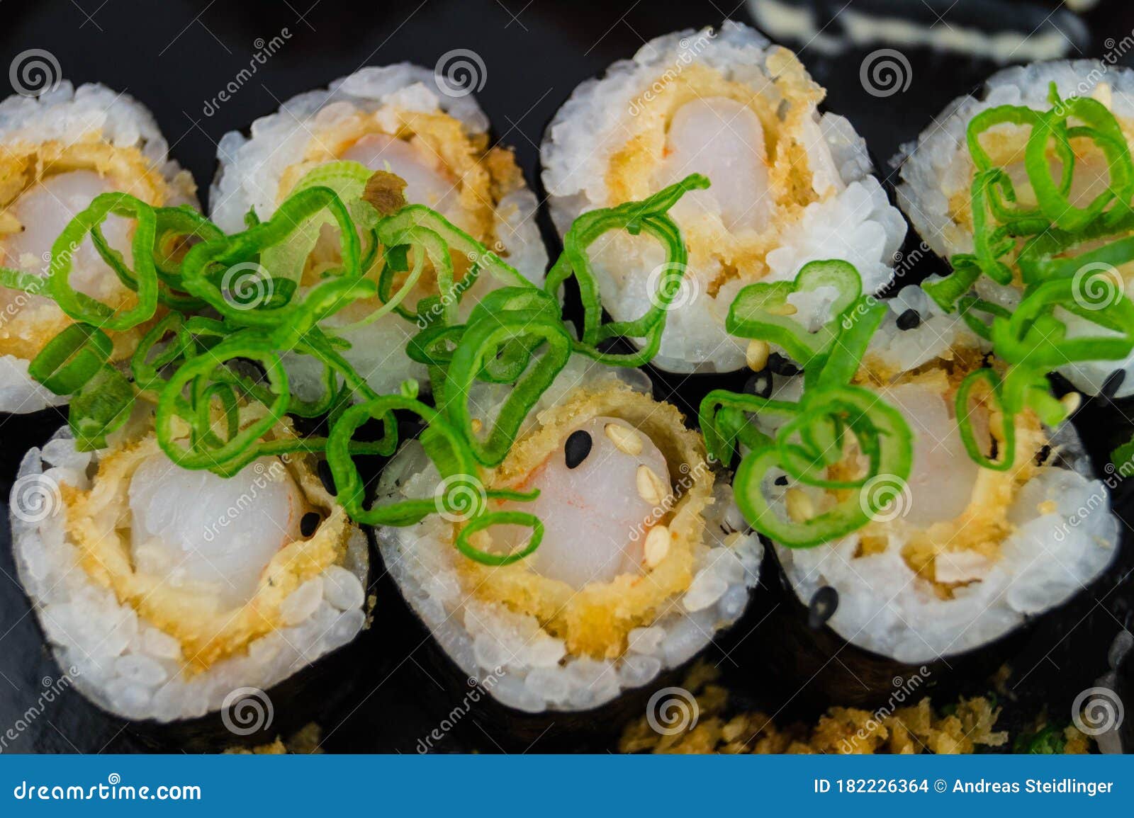 Asia seafood sushi stock photo. Image of japan, kinds - 182226364