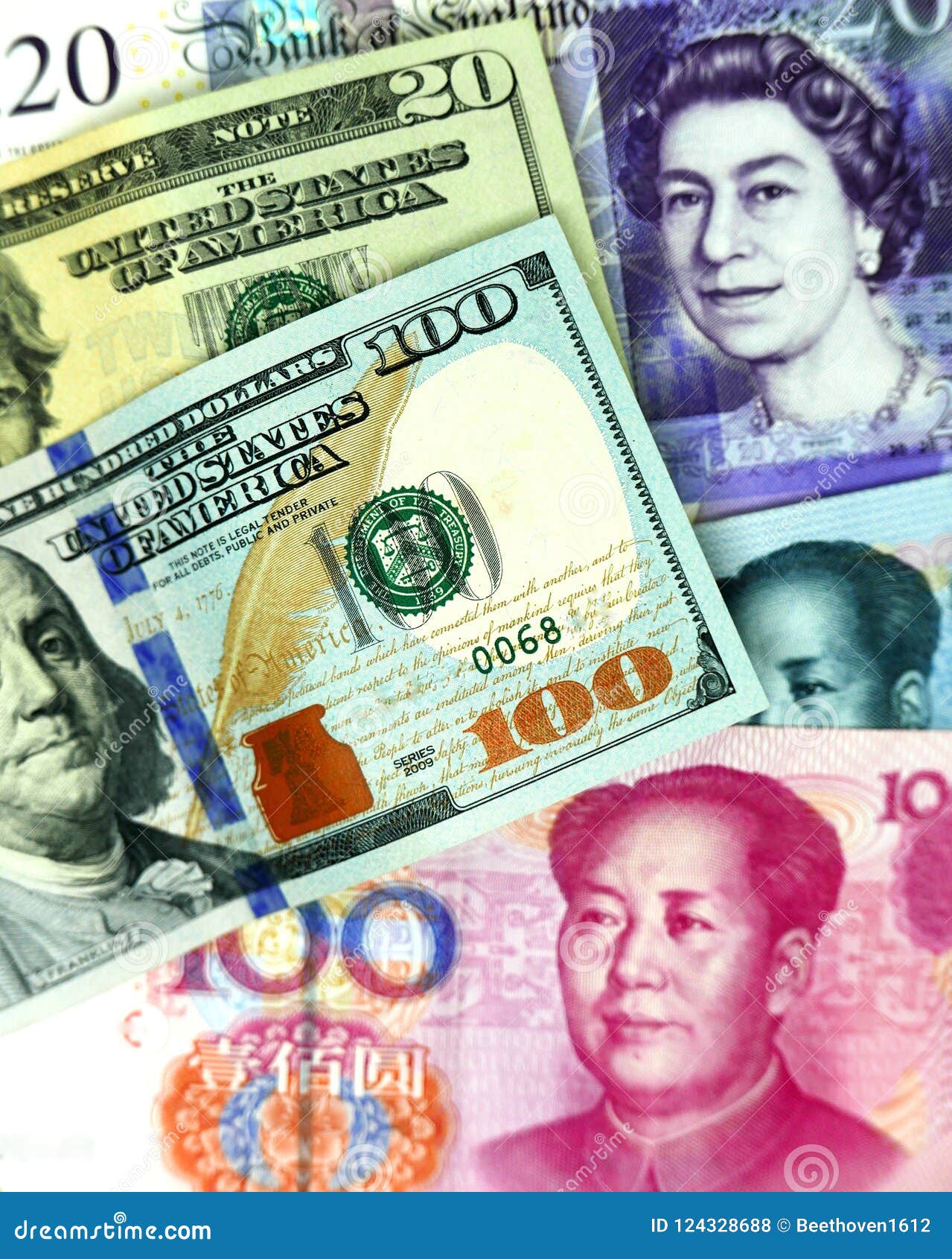 Different Kinds of Bank Notes Editorial Stock Photo - Image of designs ...