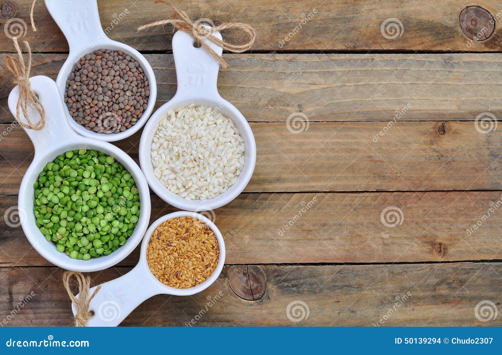Different Kinds of Bean Seeds on a Wooden Table Stock Photo - Image of ...
