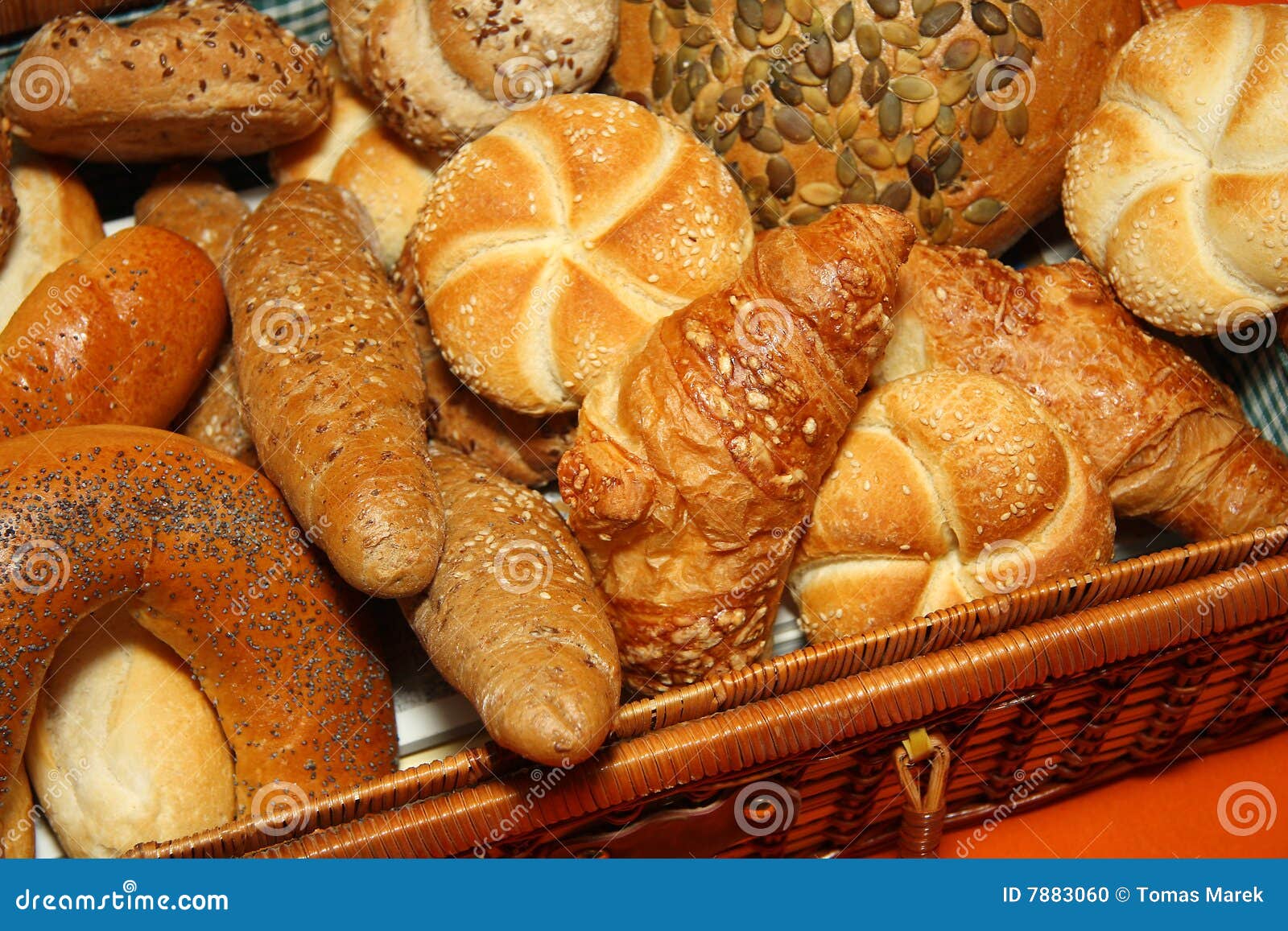 Different kinds of bread stock photo. Image of holiday - 7883060