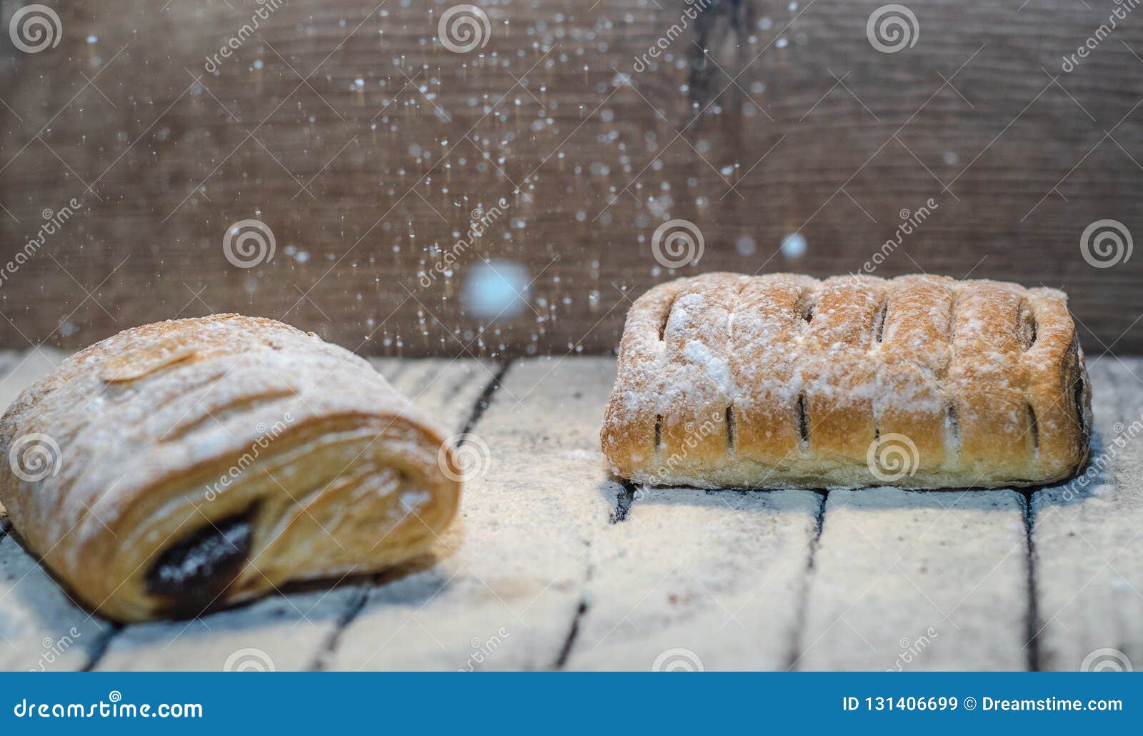Different Kinds of Bread Rolls on Black Board from Above Stock Image ...