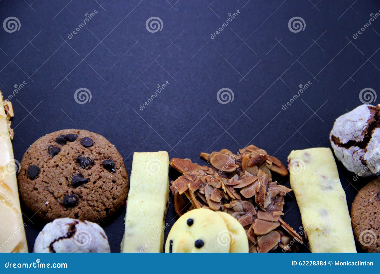 Different kinds of Cookies stock photo. Image of beverage - 62228384