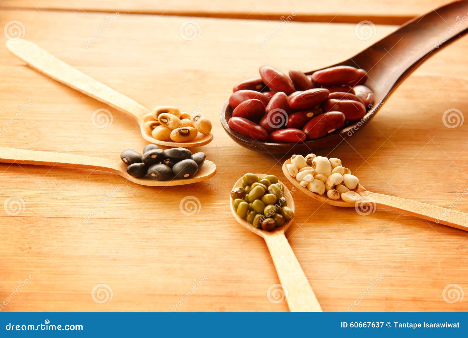 Different Kinds of Grains, Five Grains Stock Image - Image of orange ...