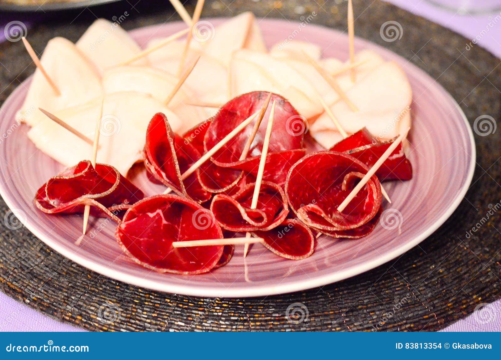 Different kinds of ham stock photo. Image of beautiful - 83813354