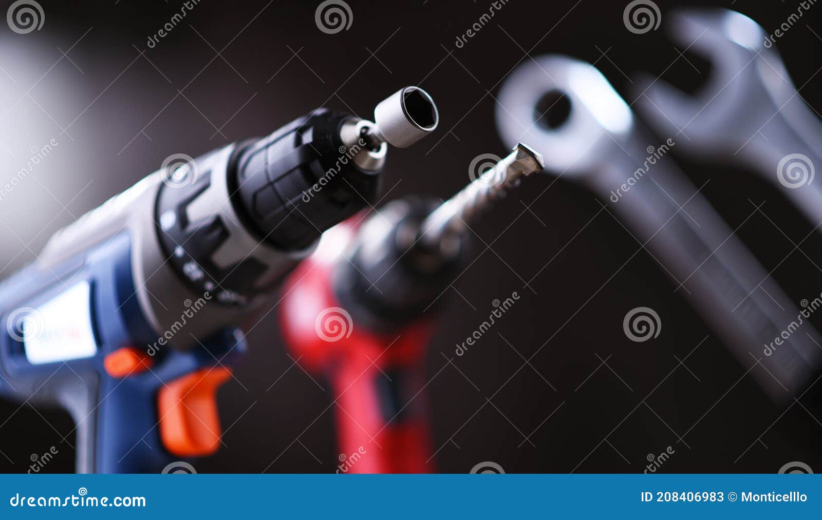 Different Kinds of Hardware Tools Stock Image - Image of boring, driver ...