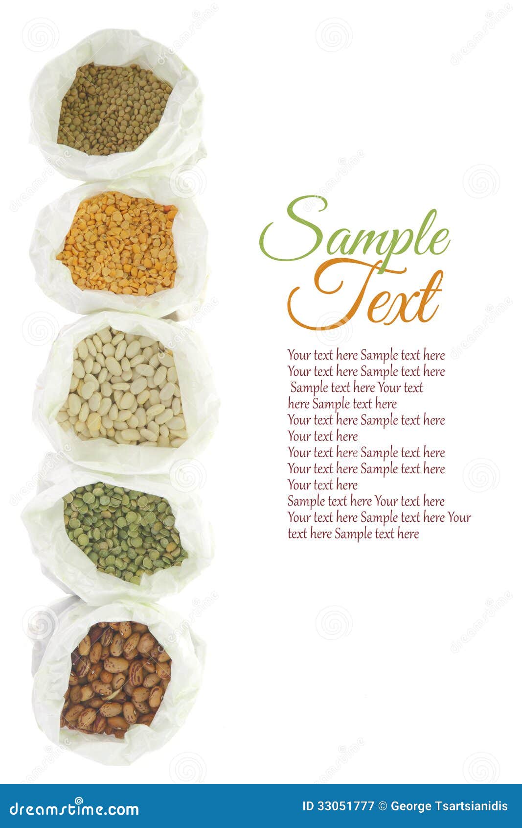 Different kinds of legumes stock image. Image of variety - 33051777