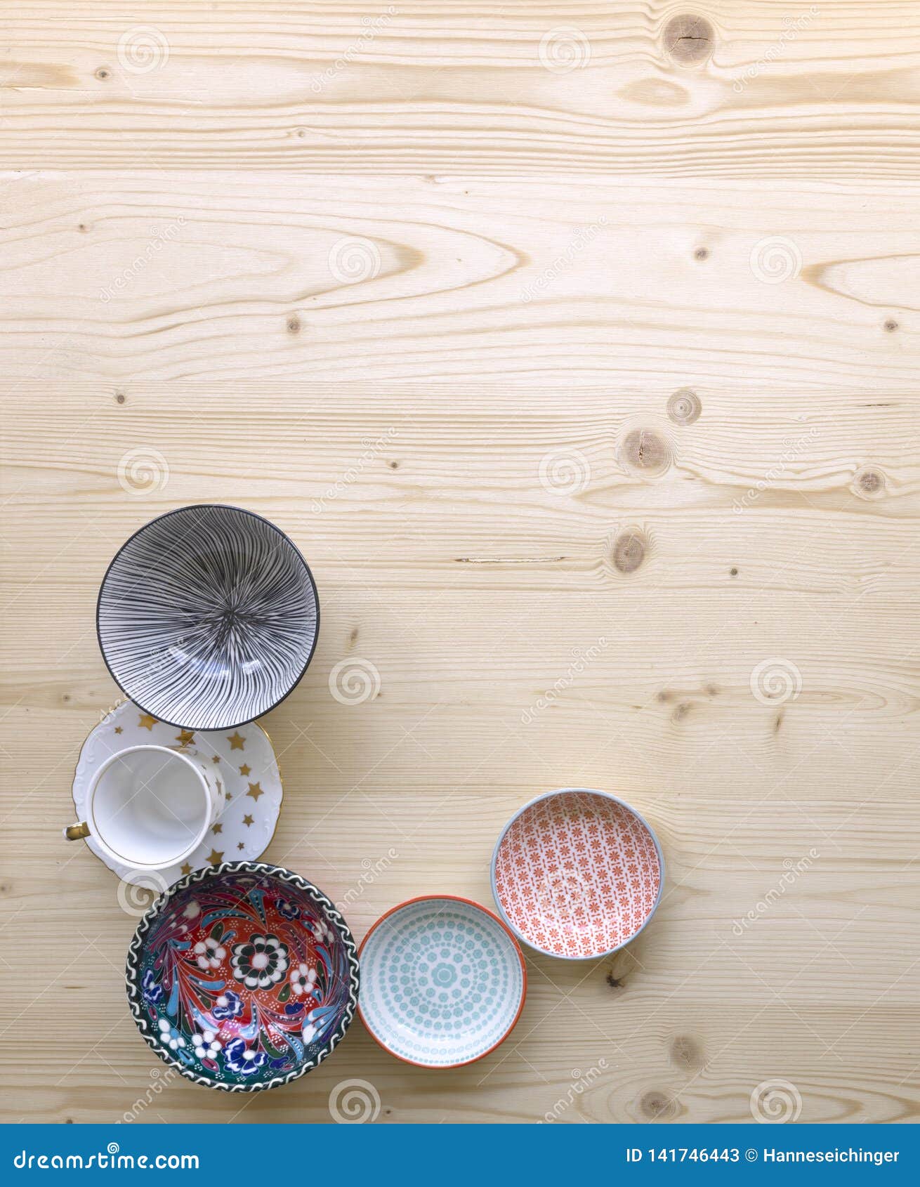 Different Kinds of Modern Colourful Crockery in Different Designs on ...