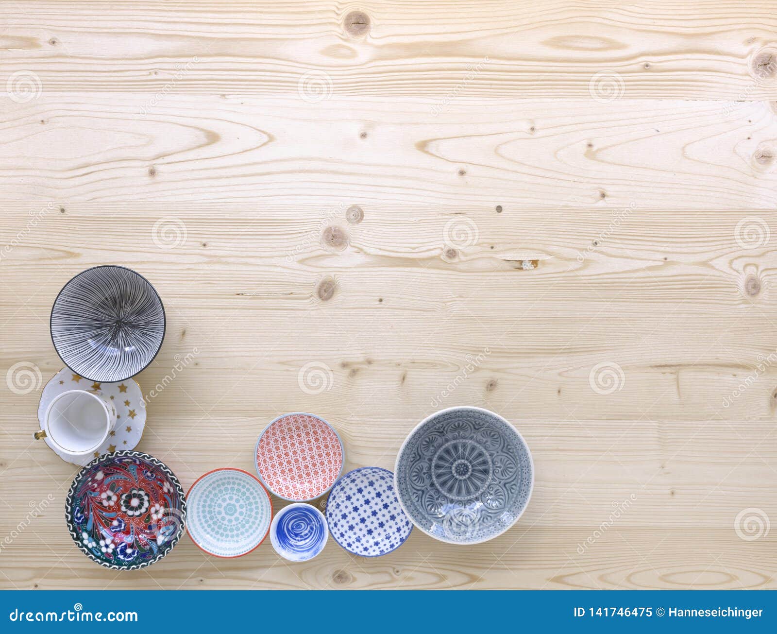 Different Kinds of Modern Colourful Crockery in Different Designs on ...