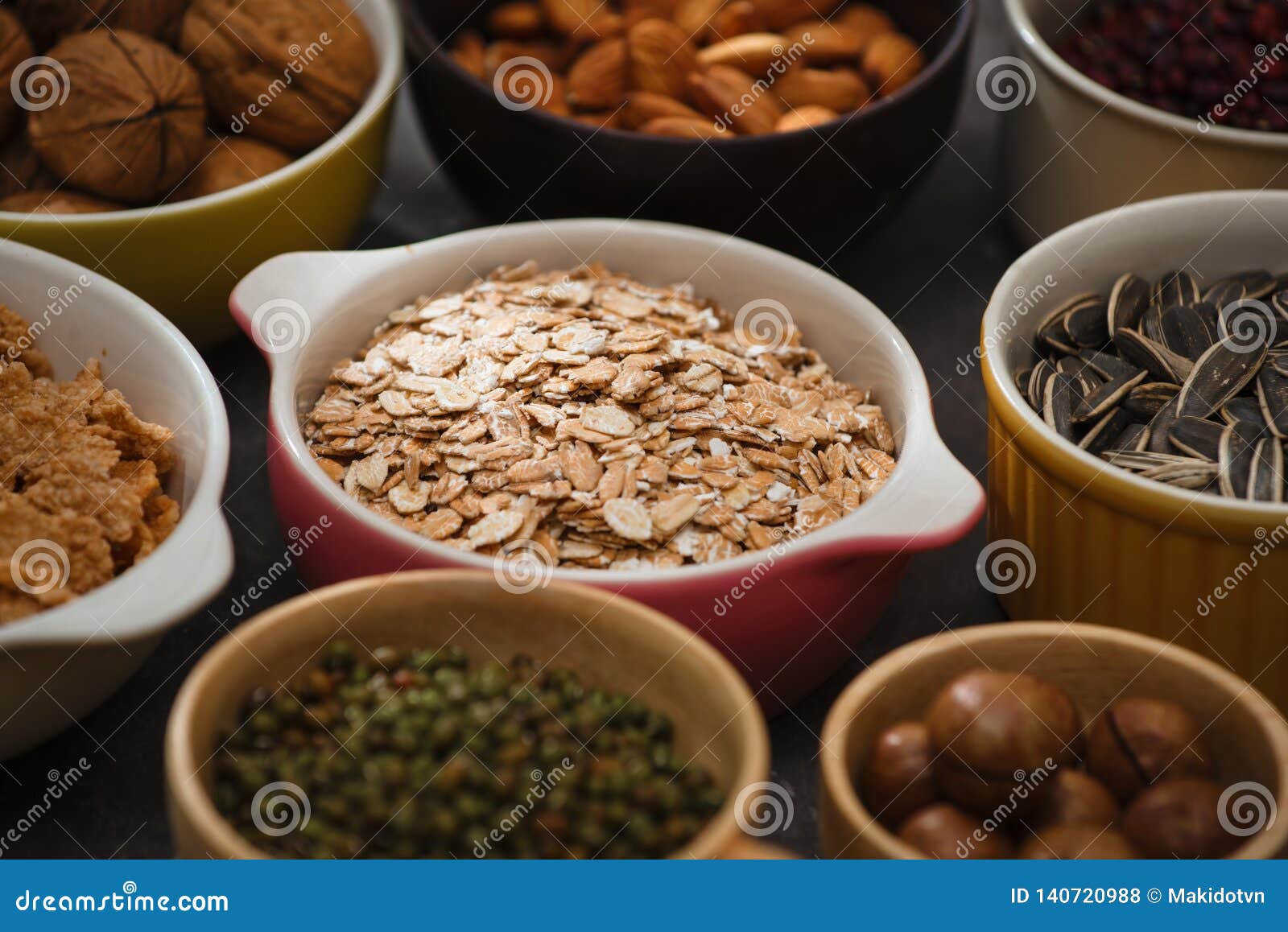 Different Kinds of Nuts in Bowls Stock Photo - Image of hazelnut ... Different Kinds of Nuts in Bowls Stock Photo - Image of hazelnut ...