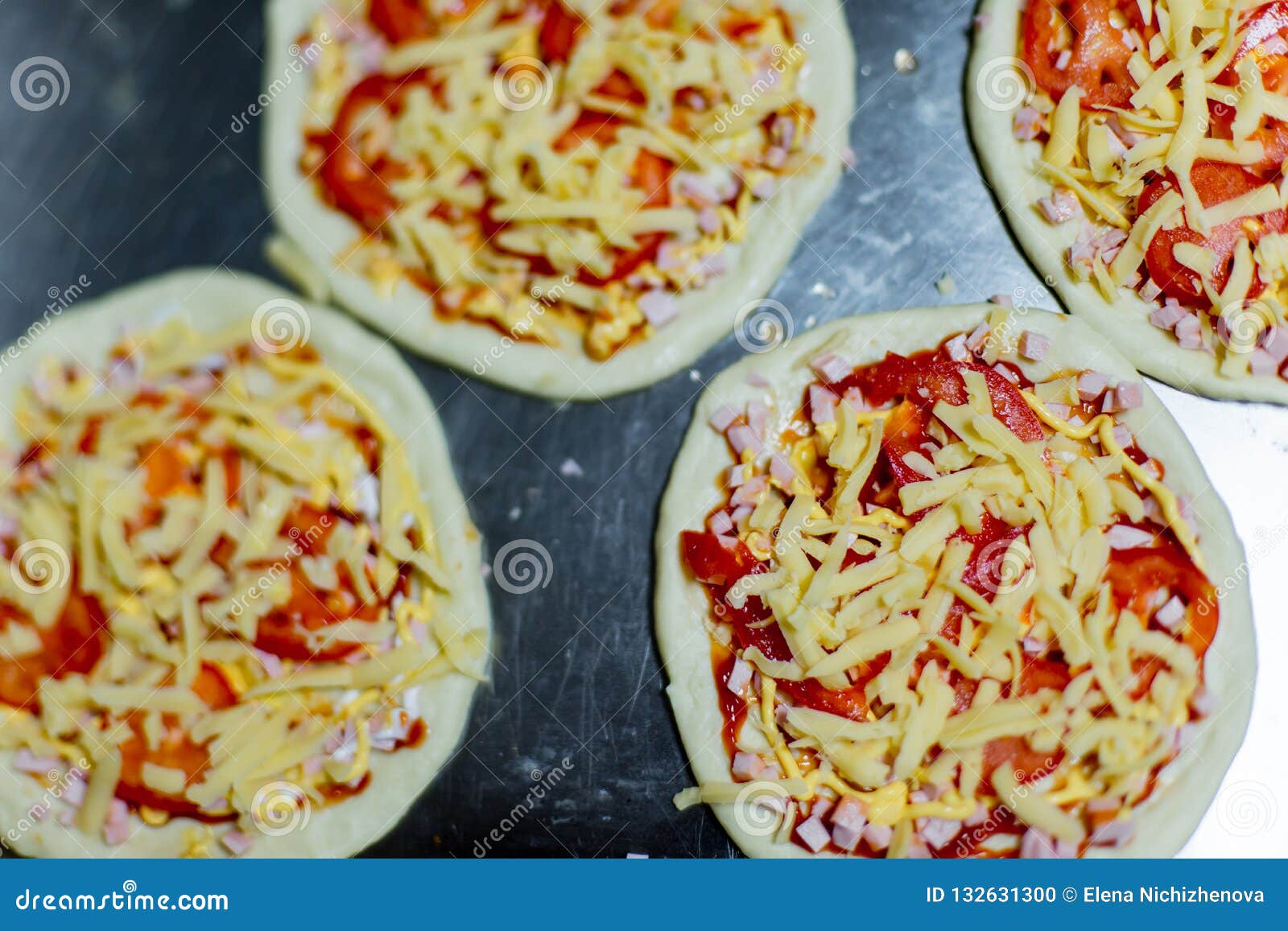 Different Kinds of Pastry are Being Cooked Stock Photo - Image of ...