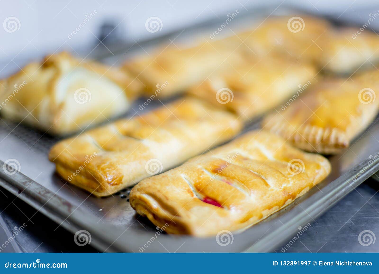 Different Kinds of Pastry are Being Cooked Stock Image - Image of ...