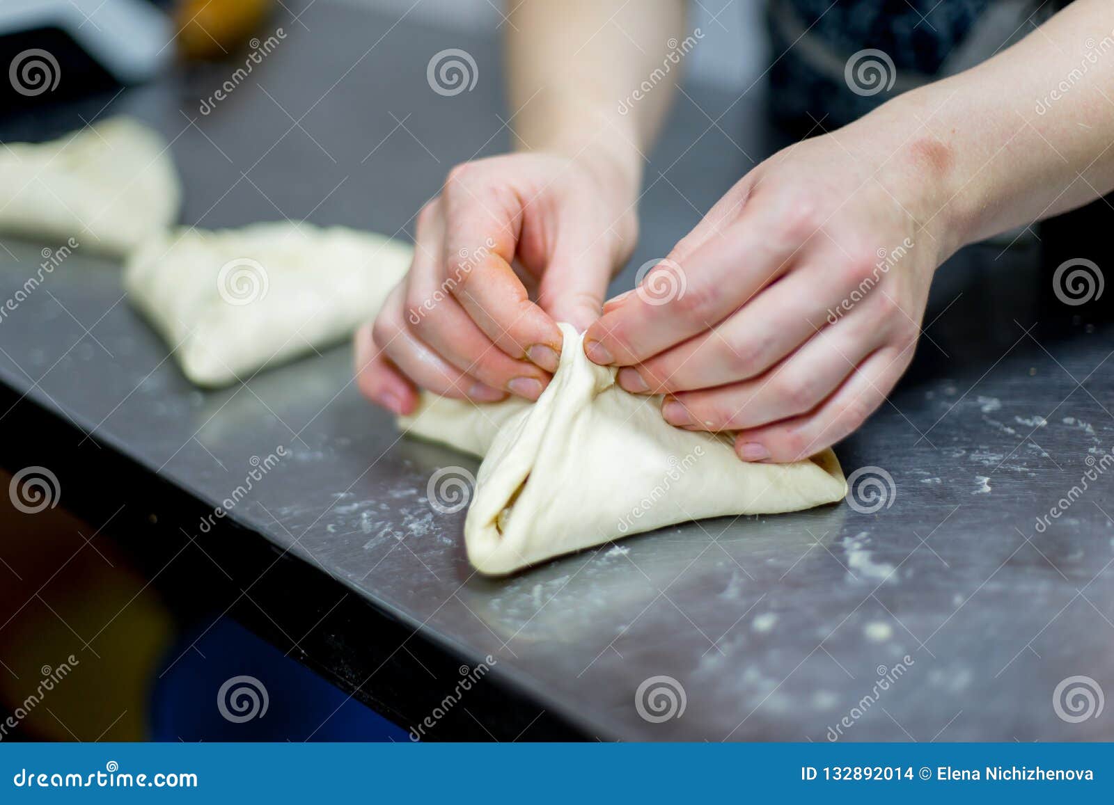Different Kinds of Pastry are Being Cooked Stock Photo - Image of ...