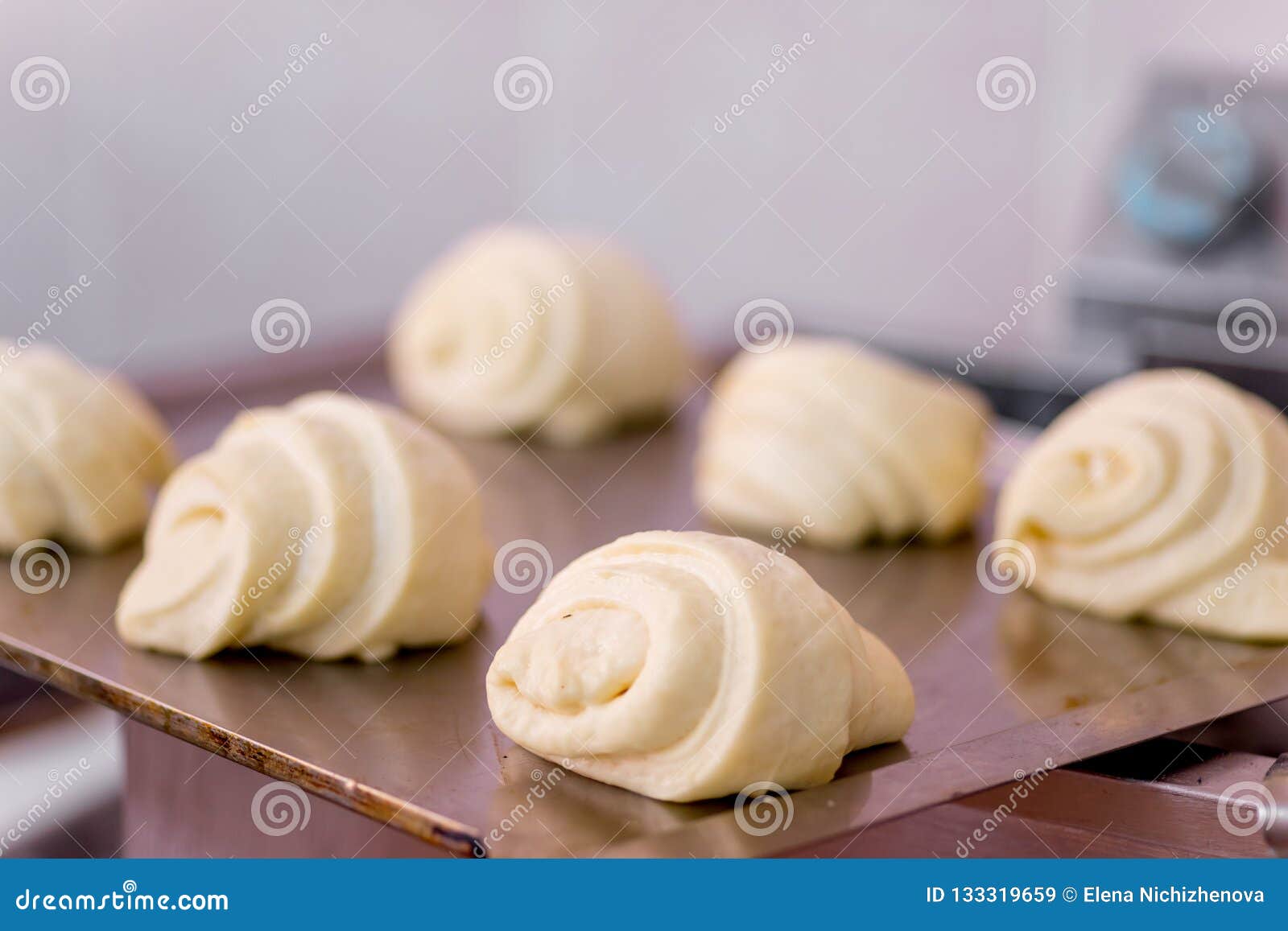 Different Kinds of Pastry are Being Cooked Stock Image - Image of ...