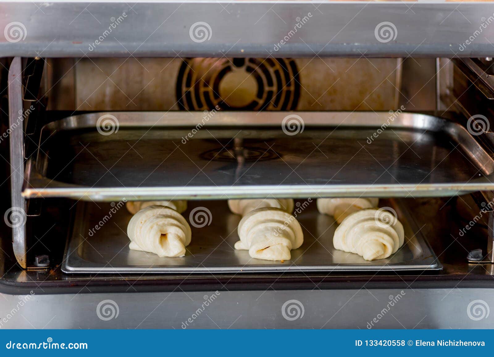 Different Kinds of Pastry are Being Cooked Stock Photo - Image of ...