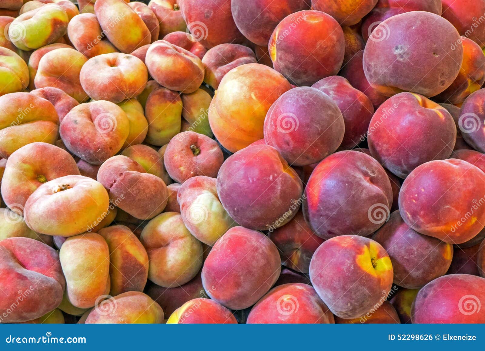 Different kinds of peaches stock photo. Image of vitamins - 52298626