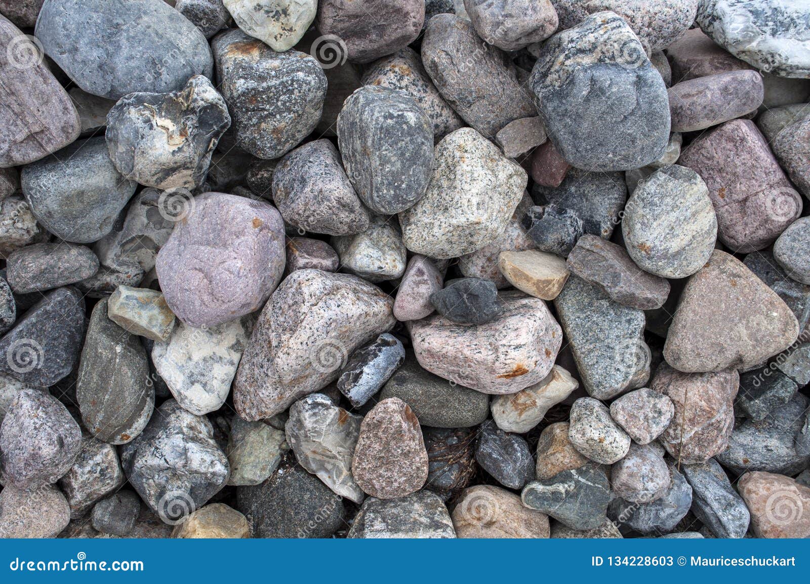 Different Kinds of Pebbles Lying on the Beach Stock Image - Image of ...