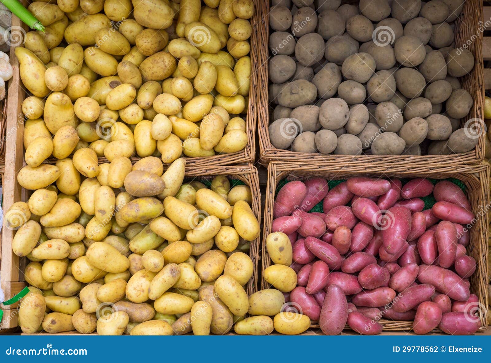 Different Kinds of Potatoes Stock Photo - Image of food, variation ...