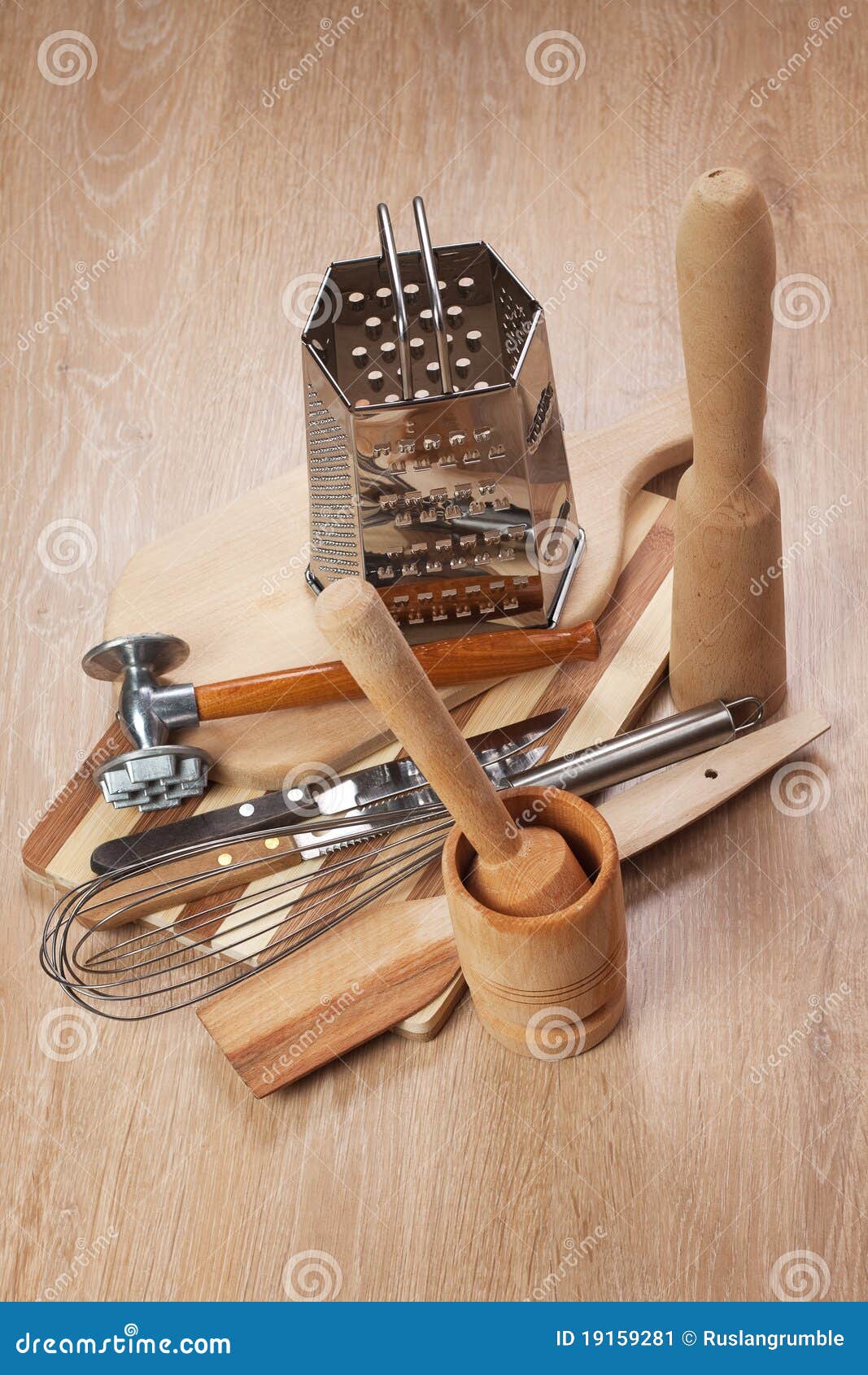 Different kitchen tools stock image. Image of stainless - 19159281