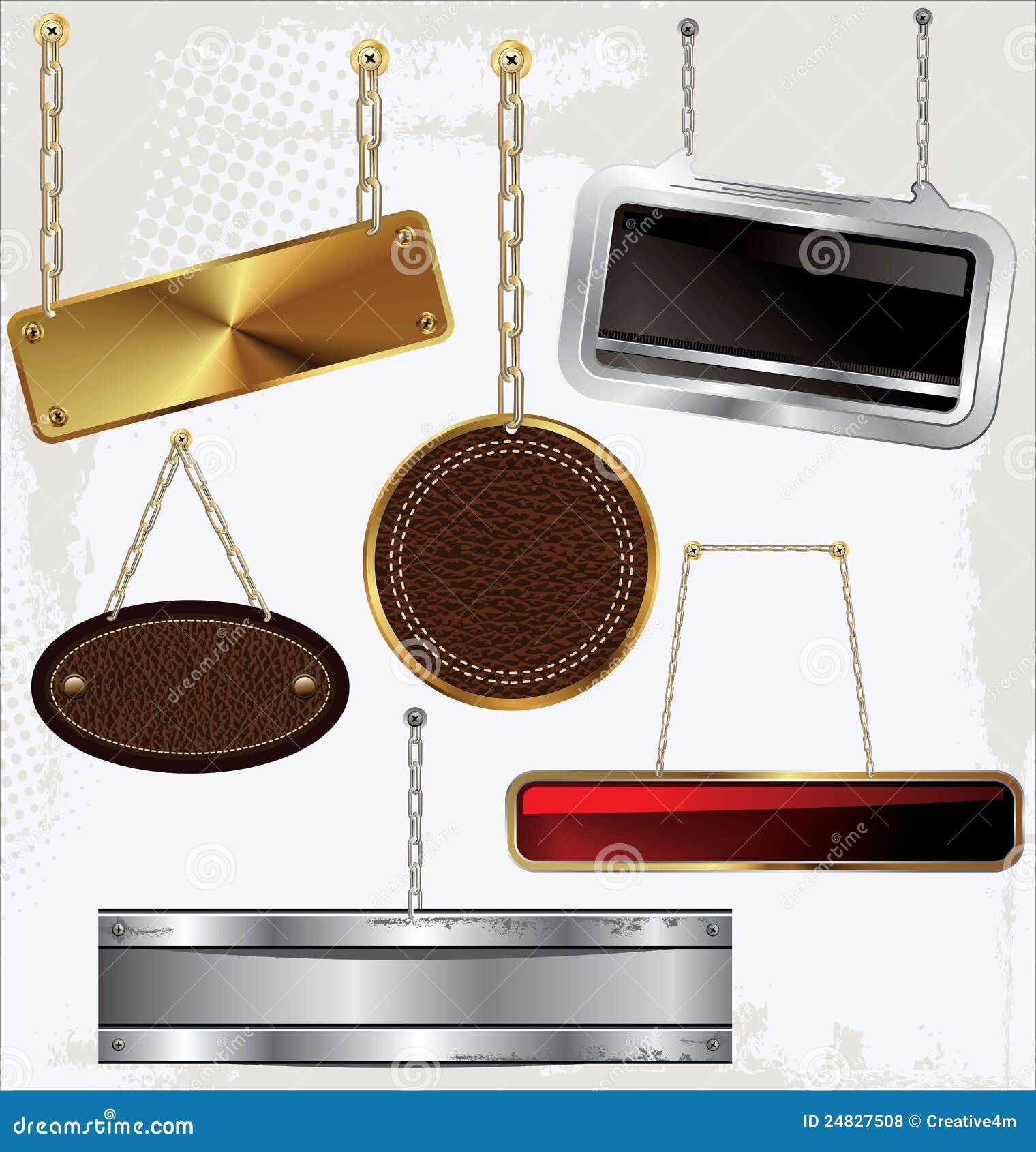 Different Labels stock illustration. Illustration of chain - 24827508