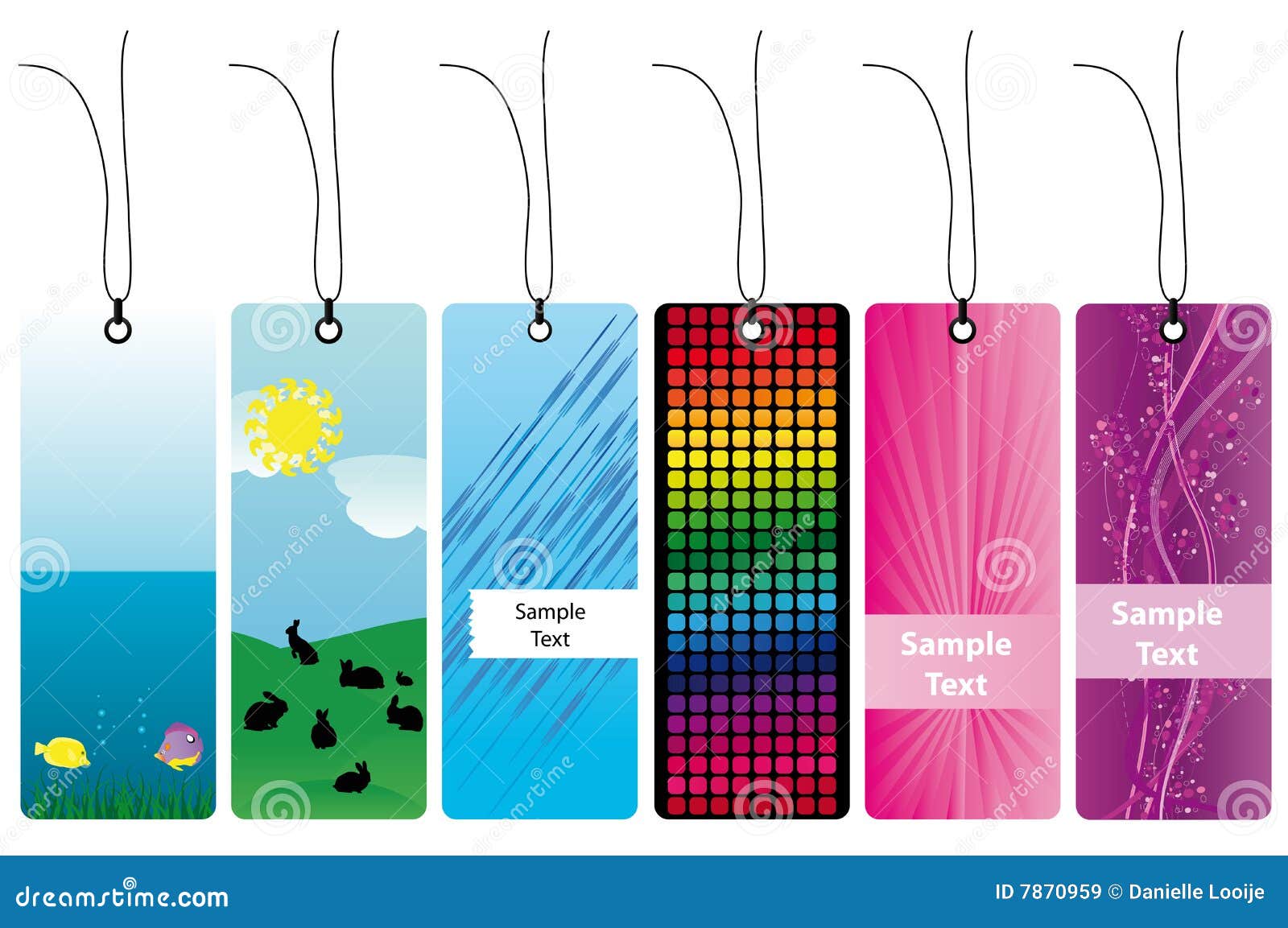 Different Labels stock vector. Illustration of memo, creative - 7870959