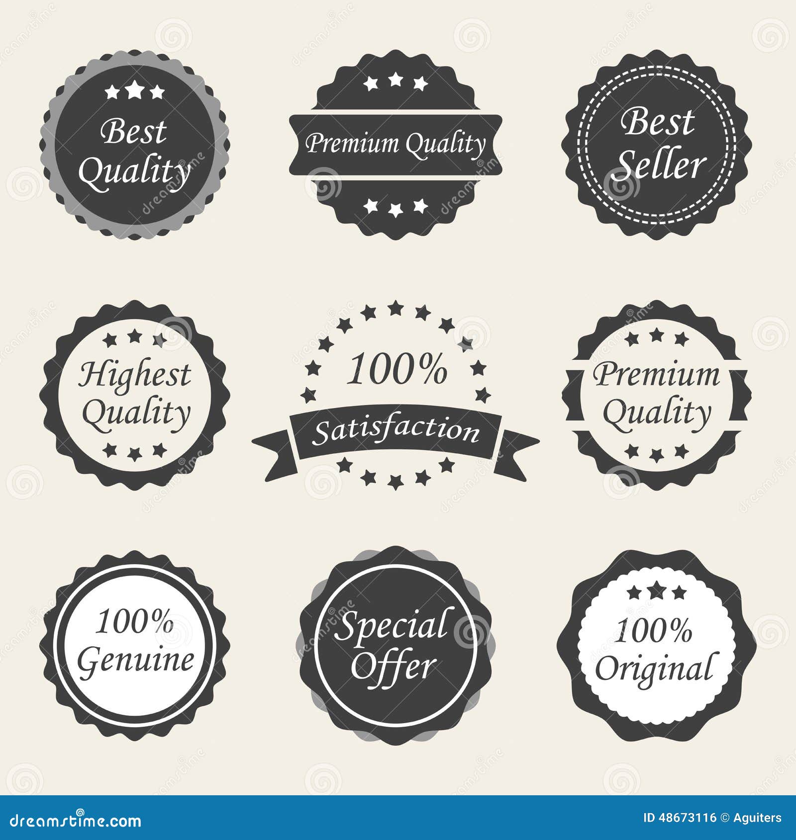 Different labels stock vector. Illustration of celebration - 48673116