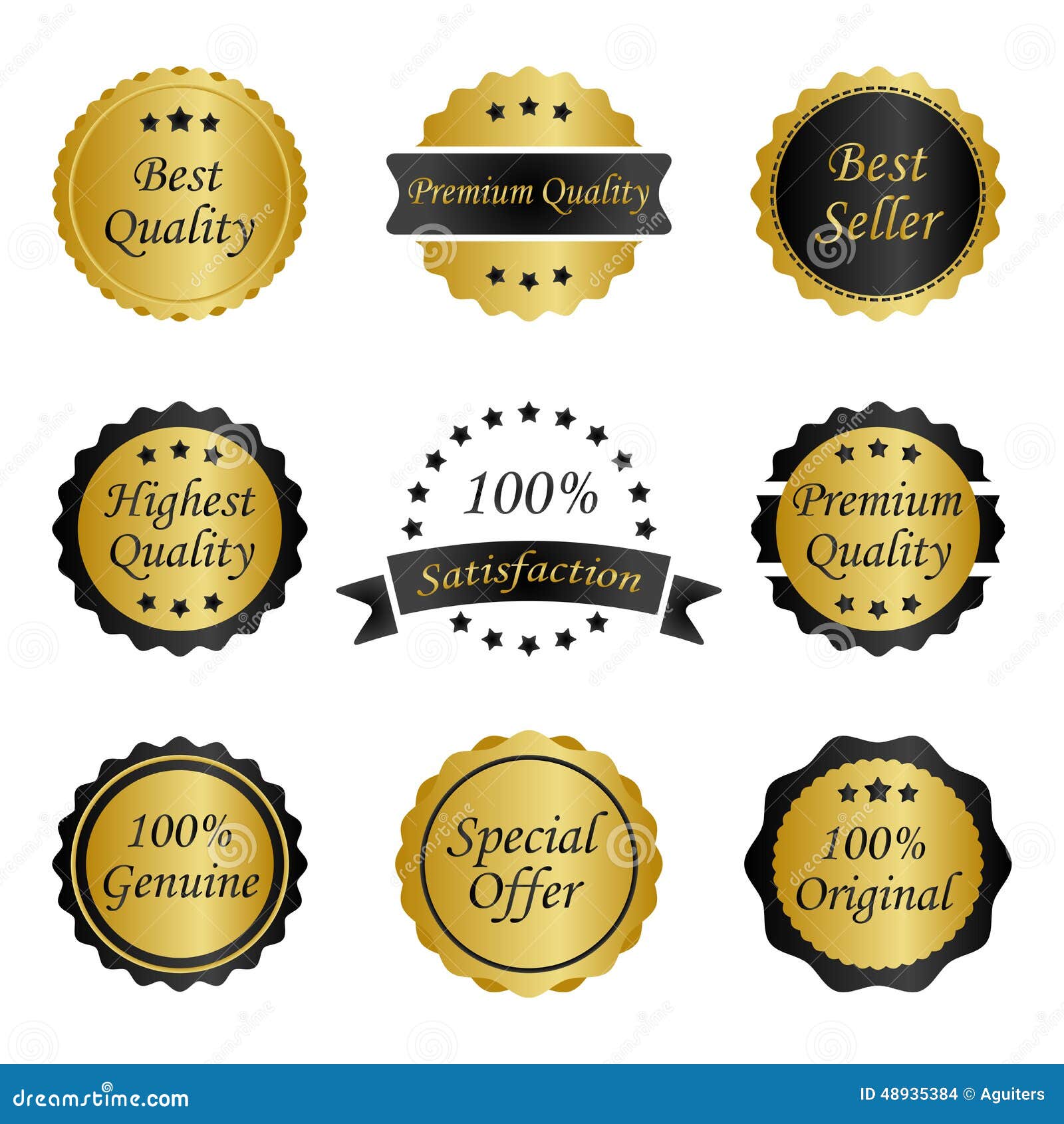 Different labels stock vector. Illustration of icon, competition - 48935384