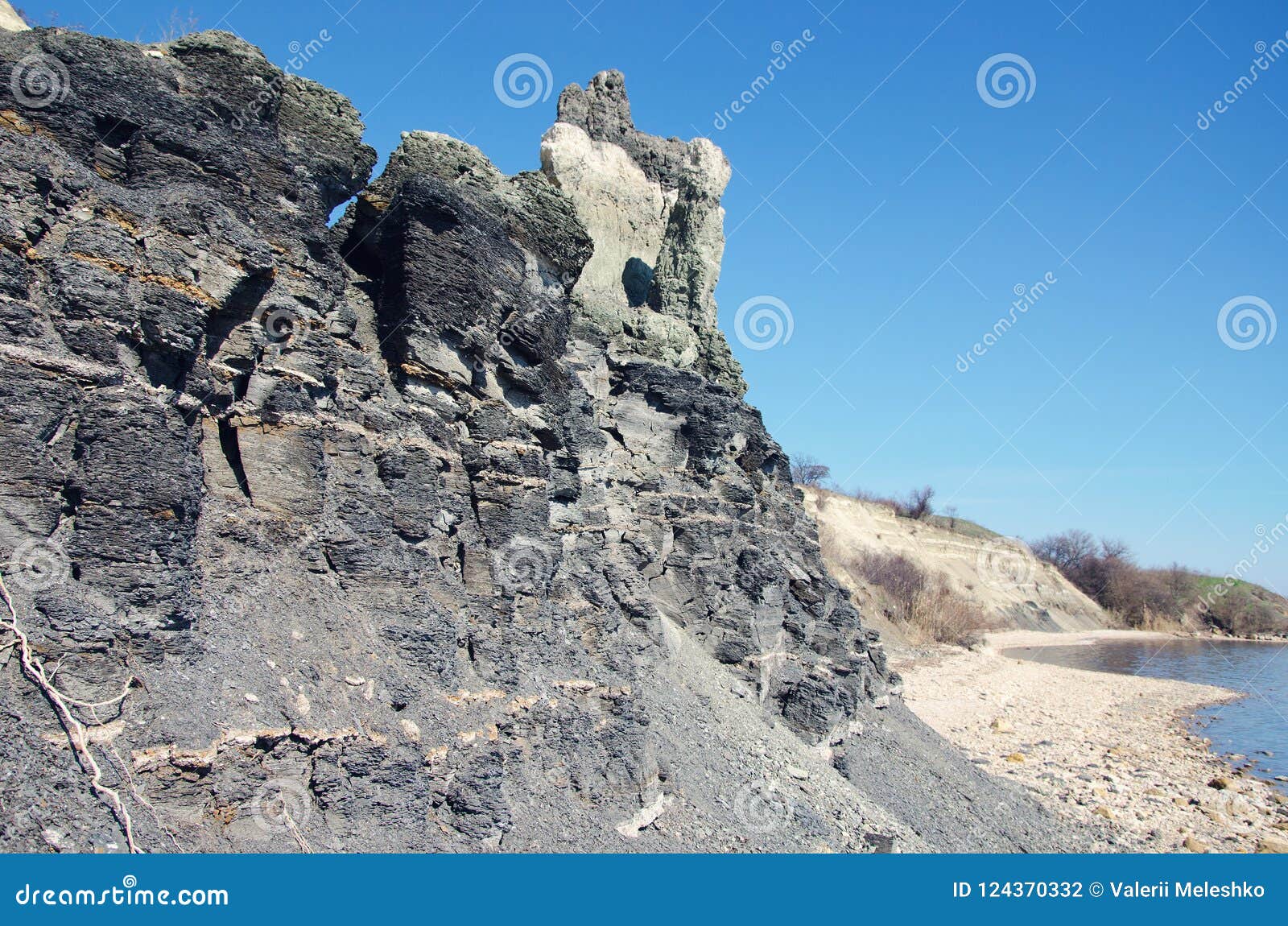 Different Layers of Coastal Soil Stock Photo - Image of archaeology ...