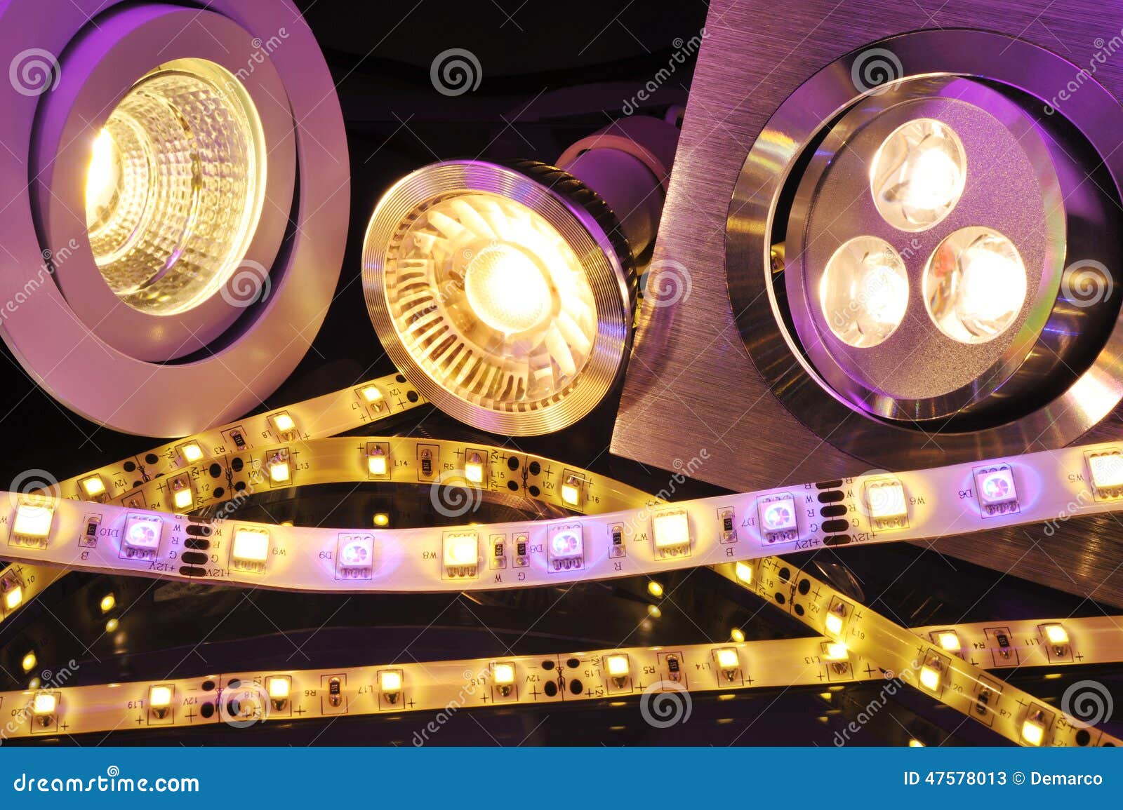 Different LEDs Royalty-Free Stock Image | CartoonDealer.com #43485766