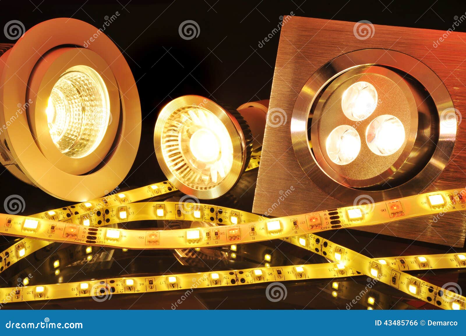 Different LEDs Royalty-Free Stock Image | CartoonDealer.com #43485766