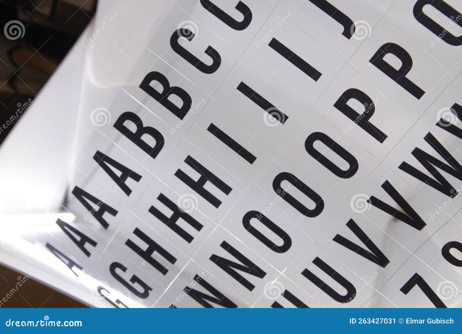 Different Letters of the Alphabet Stock Image - Image of education ...