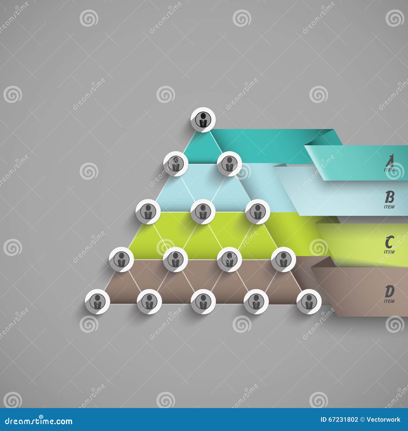 Different Levels of Structure or Process, Business Presentations Stock ...