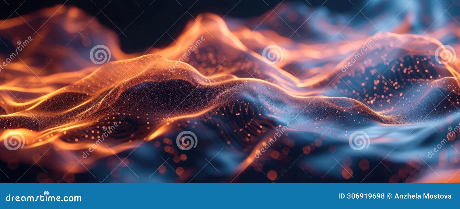 Different Lines with Gradients. Calm and Relaxing Gradient. Abstract ...