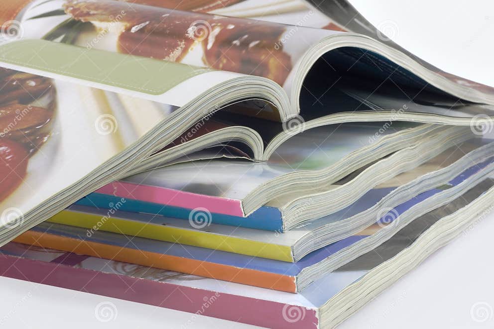 Different magazines stock photo. Image of advertise, page - 4061004