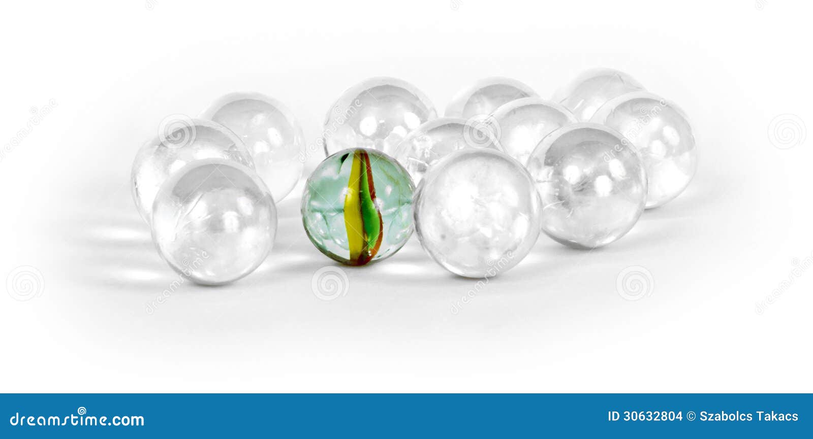 Different marbles stock photo. Image of conformity, leisure - 30632804