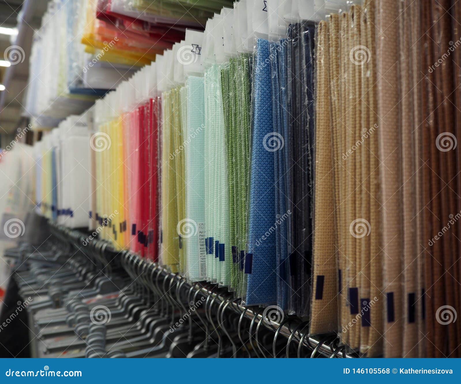 Different Materials for Handmade in the Store Stock Photo - Image of ...