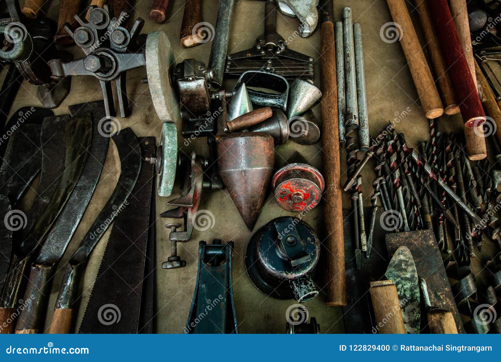 Different Mechanic Tools Engineer Instrument Stock Photo - Image of ...