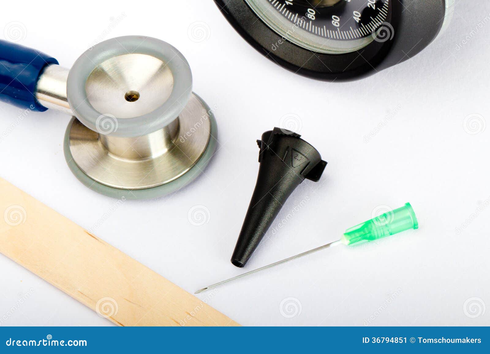 Different Medical Instruments Stock Image - Image of stethoscope ...
